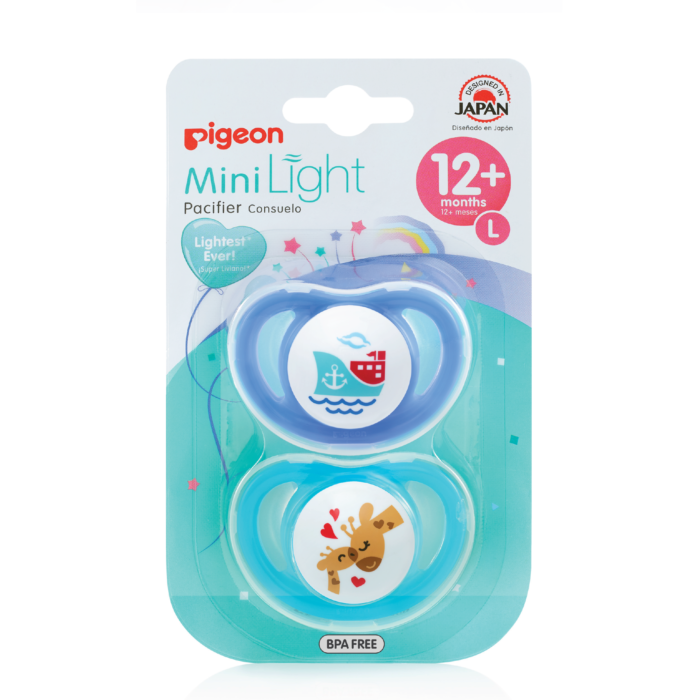 S & P Africa | PIGEON MINILIGHT PACIFIER – 2PC BOY 12+ MONTHS